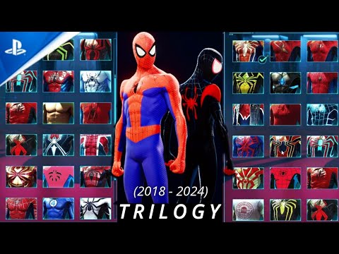 Marvel's Spider-Man Trilogy - All Suits & Styles Showcase (Including DLC Update) PS5