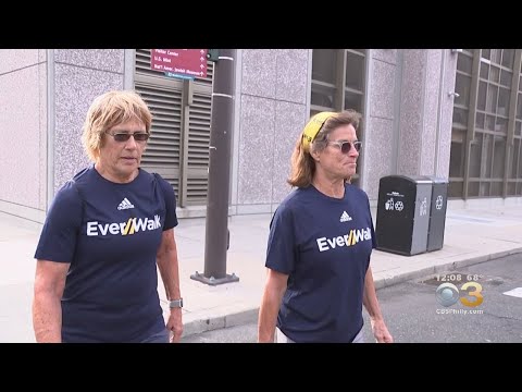 Swimming Star Diana Nyad Leads 'Liberty Walk' From Philly To DC