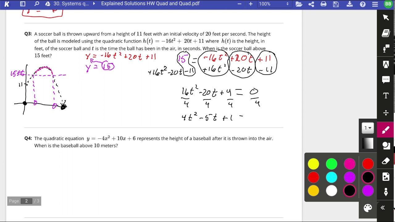 Explained Solutions HW Quad and Quad pdf