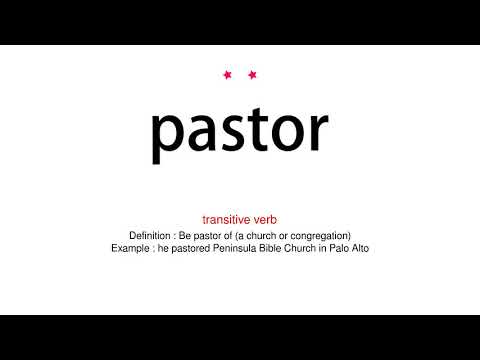How to pronounce pastor - Vocab Today
