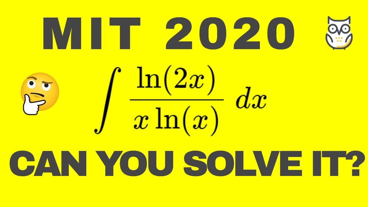 MIT Integration Bee 2020 #1