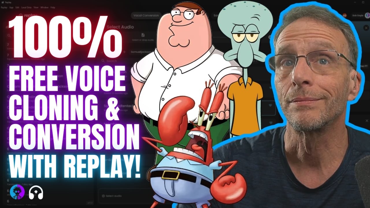100% Free Voice Cloning and Conversion with the Updated Replay!
