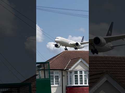 Wow ๐ณ EPIC Saudia Boeing 787-10 Dreamliner Landing @ London Heathrow Airport - RW27L