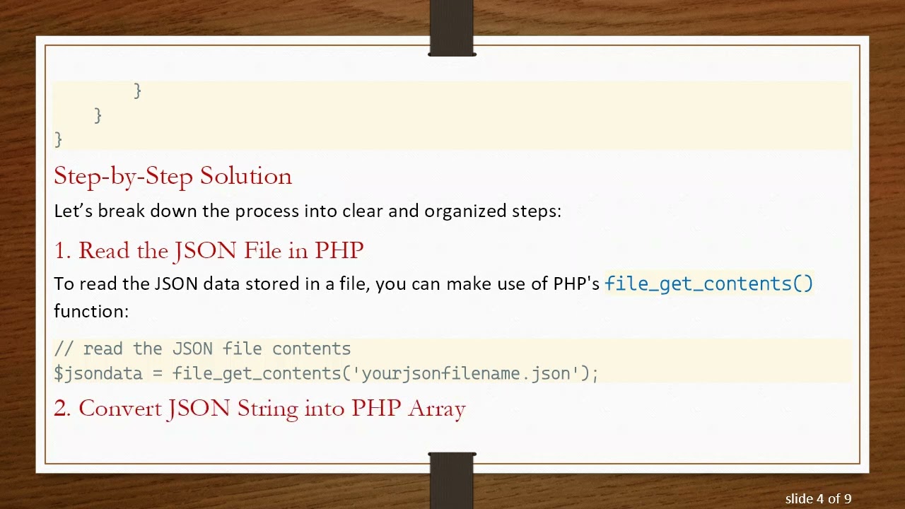 How to Insert JSON Data in MySQL with PHP