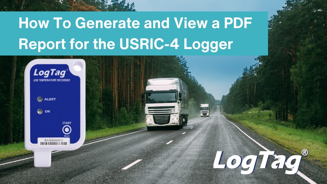 How To Generate and View a PDF Report for the USRIC-4 Logger