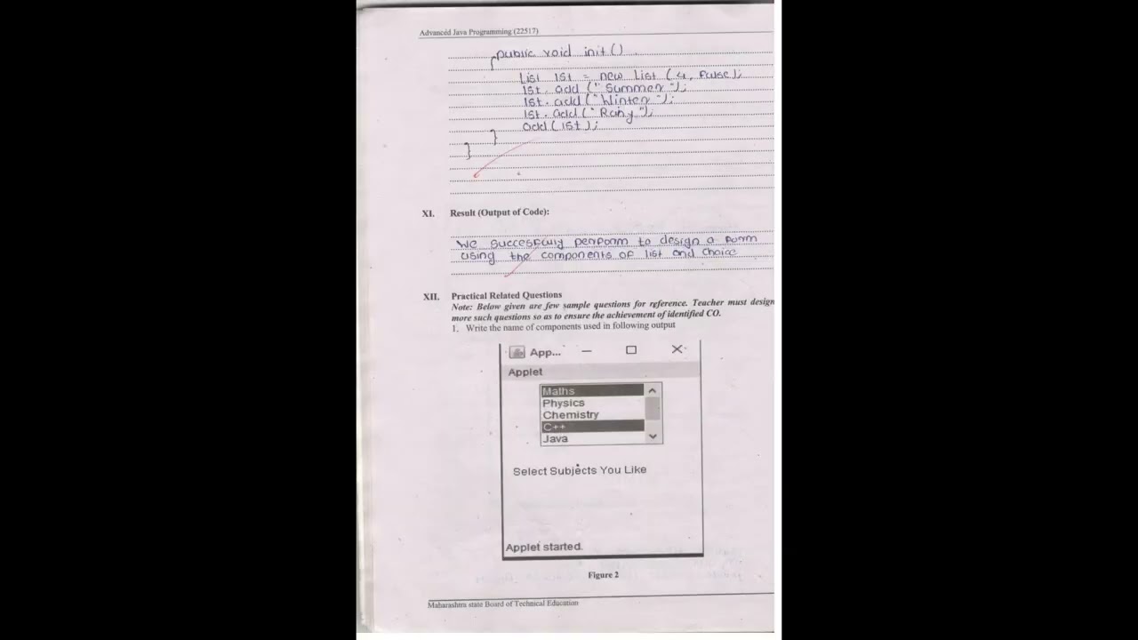 AJP ( Advance Java Programming) - 2nd Practical