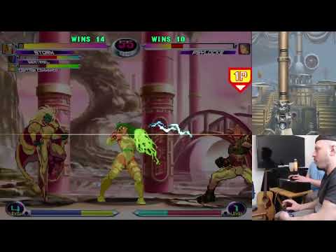 MvC2: Romneto - Psylocke Blocks 2x Crossup then Snap to GB to Butterflies combo .:3.16.23:.