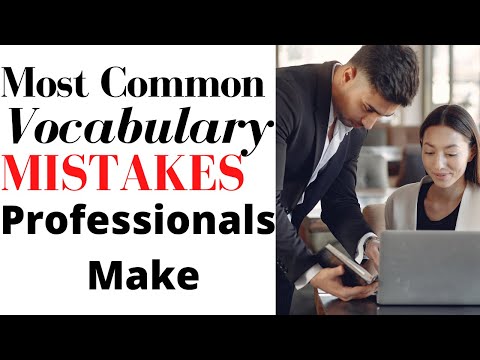 Common Words Related to Work Most People Pronounce Wrong | English for Professional Purpose