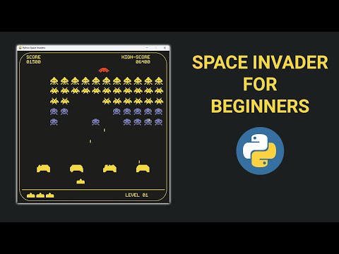 Python Space Invaders Game Tutorial with Pygame - Beginner Tutorial (OOP)