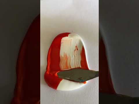 Color mixing ❤️⚪️❤️⚪️#color#mixing#art#acrylic#abstract#red#white#hobby#shorts#reels#youtuber