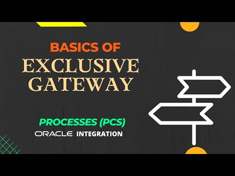 How to use Exclusive Gateway in processes(PCS) | Take Only One Path ...