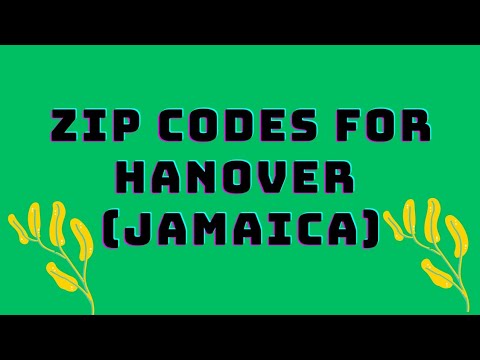 🇯🇲 Zip Codes for Hanover | Zip Codes Jamaica- Postal Code |Post Code | Postcode Zip Code #zipcode