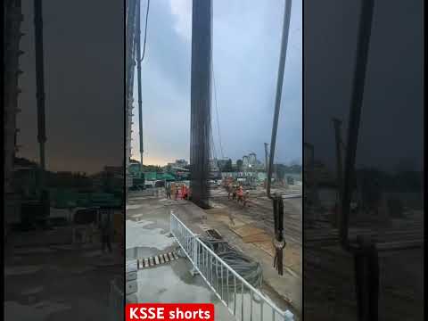 The longest rectangular pile foundation for a mega project #learning #innovation #civilengineering