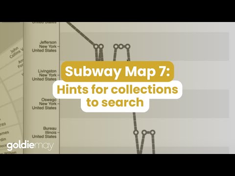 Subway Map 7: Hints for collections to search