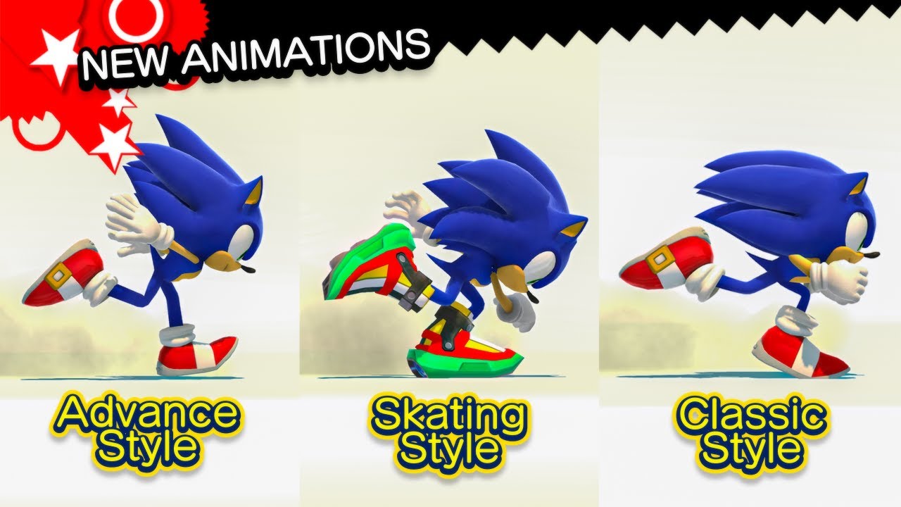 New Running Animations in Sonic Generations