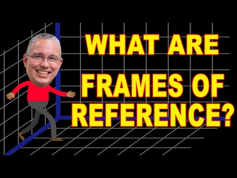What are frames of reference in physics?