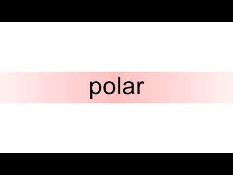 How to pronounce polar