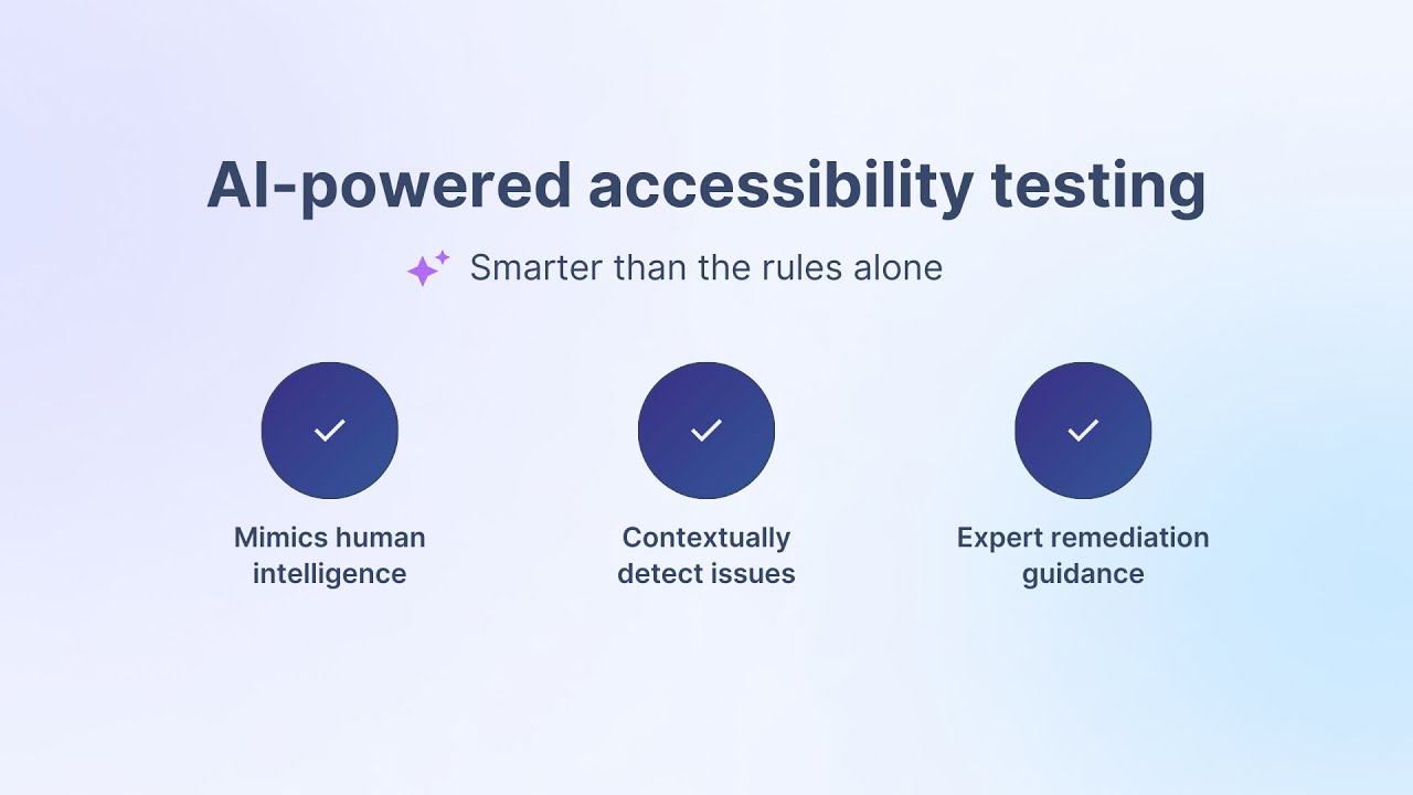 Detect and fix accessibility issues like a WCAG expert, with AI