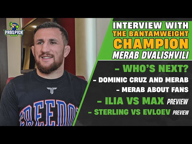 Merab Dvalishvili reacts to Umar Nurmagomedov vs. Song Yadong fight ...