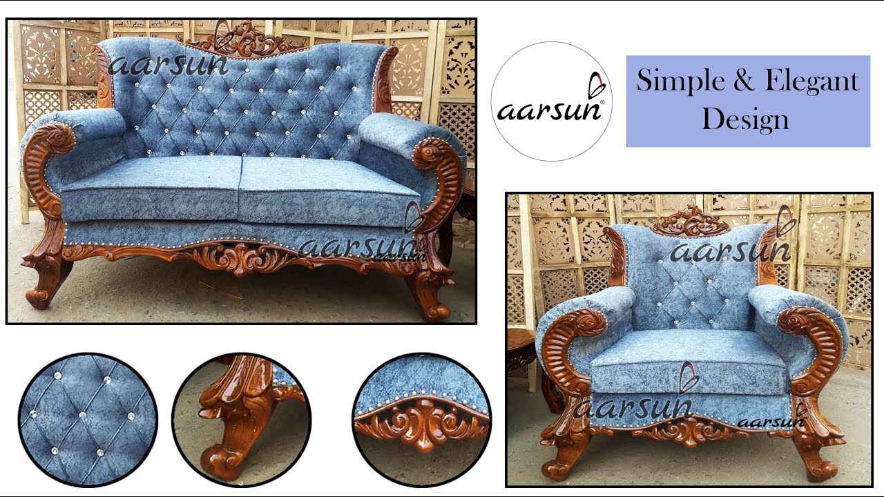 #89 Top 5 Best Selling Sofa Sets Carved in Teak by Exemplary Artisans @Aarsun