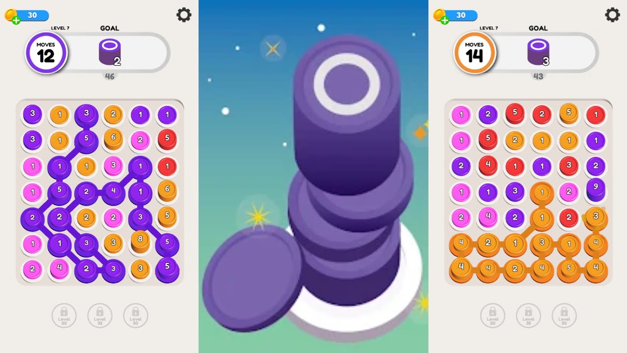 Stack em Up! Gameplay Mobile Game Walkthrough All Levels Android Ios #1
