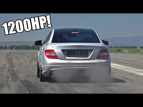 1200-HP Mercedes C63 AMG Exhaust Sound - GAD Motors-Tuned C63 Engine Noise