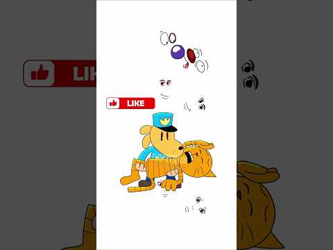 PETEY X DOGMAN Eyes Changing #art #dogman #shorts #dog #cat #animation