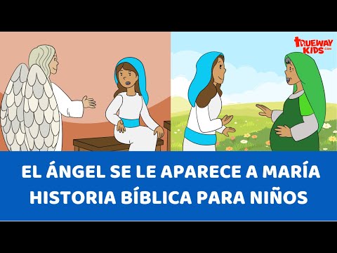 El ángel se le aparece a María - Historia bíblica para niños ...