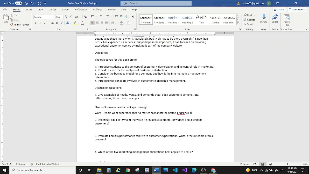 FedEx Case Study || Lesson 1.4
