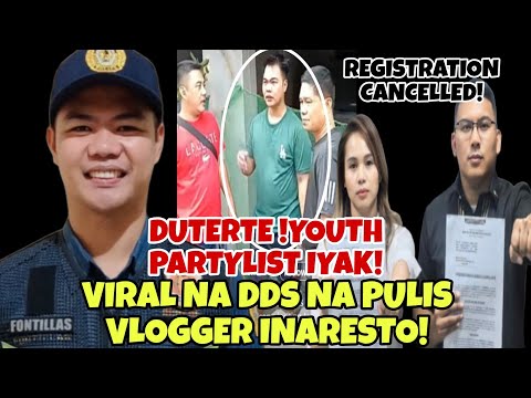 IYAKAN NA MGA DDS‼️DUTERTE !YOUTH PARTYLIST KANSELADO ANG REGISTRATION‼️DDS PULIS VLOGGER KULONG‼️