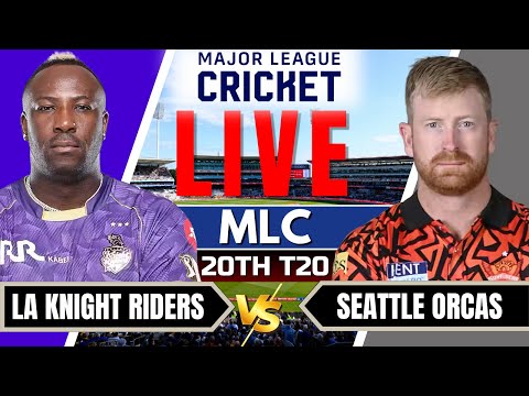 🔴 MLC 2025 Live - Seattle Orcas vs Los Angeles Knight Riders | Major League Cricket Live | Usa Live