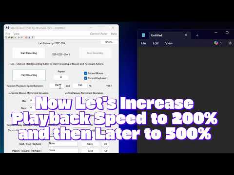Macro Recorder to Record and Playback Mouse & Keyboard Actions on Windows
