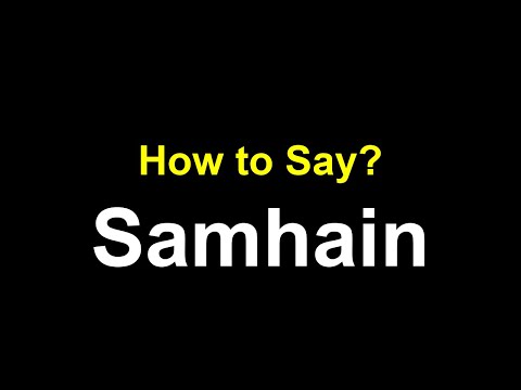 How to Pronounce Samhain Correctly (American & British Accent)