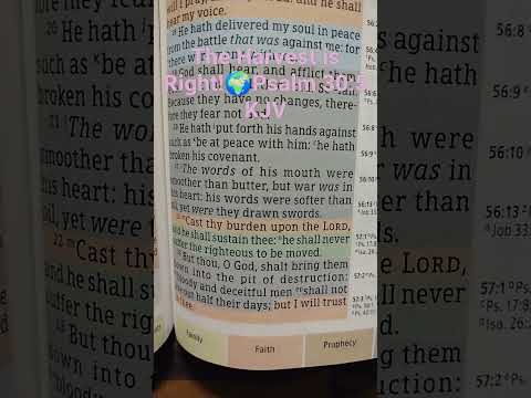 Psalm 55:22 KJV