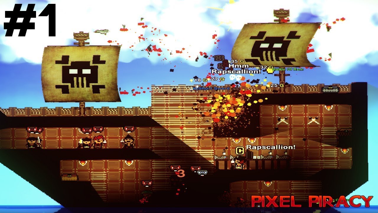 Let's Play Pixel Piracy - Part 1 (Foxtopia!)