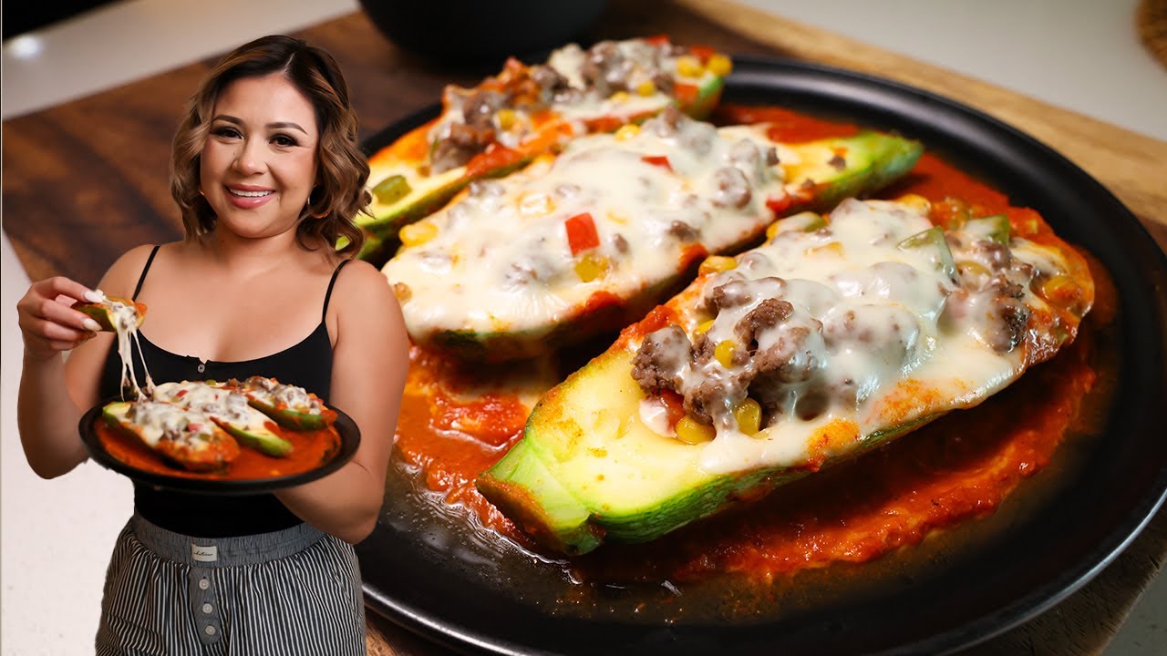 You’ve Got to Try These CALABACITAS RELLENAS (Stuffed Zucchini Mexican Style Recipe)