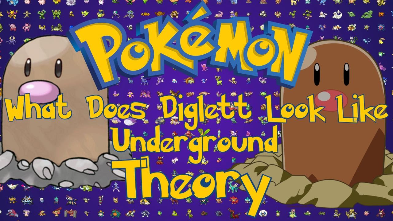 Pokemon Myths Theory : What Does Diglett Look Like Underground?