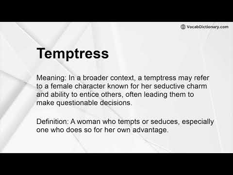 Temptress Meaning