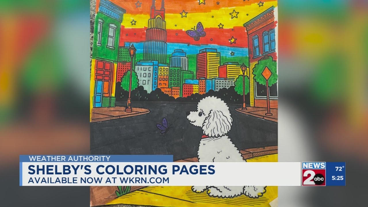 Shelby's coloring pages now available