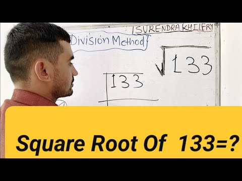 Square Root Of 133 By Long does a method| vargmul nikalna | Class 8