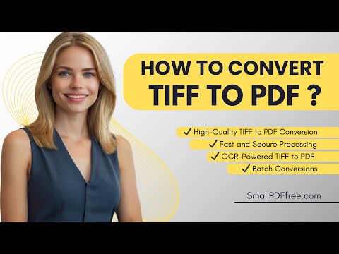 How to Convert TIFF File to PDF ? Free TIFF to PDF Converter | Change TIFF to PDF in high resolution