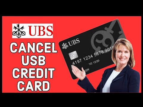 How to Cancel UBS Credit Card 2024?