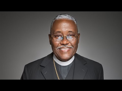 "Leave it There!" Dr. J. D. Ellis, Mrs. Drewcilla Cooper lead Pentecostal Temple in the Hymn
