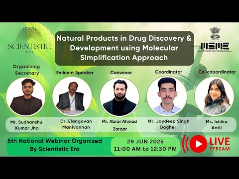 5th National Webinar | Natural Products in Drug Discovery & Molecular Simplification