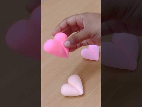 Fullfy heart heartπ using Foam Clay #clay #clayart #claycraft #foamclay #shorts