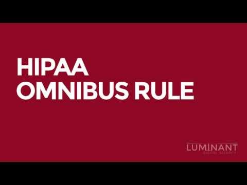 HIPAA Omnibus Rule