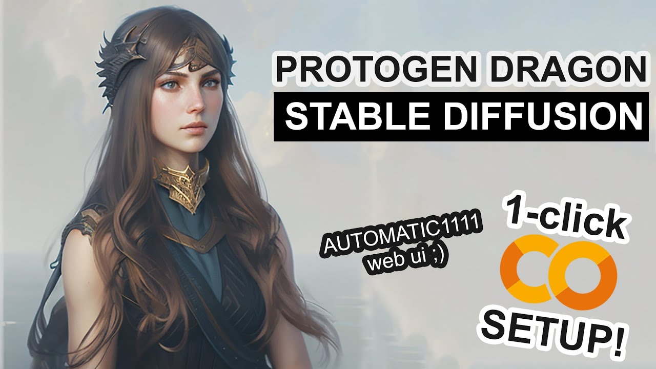 Protogen Dragon - Stable Diffusion 1-CLICK Google Colab Setup