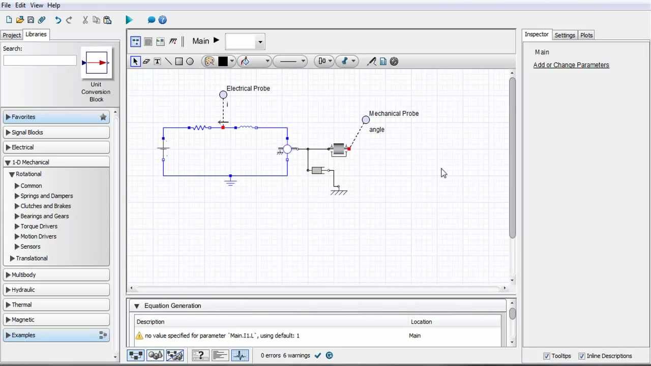 MapleSim Tutorial: Using Probes