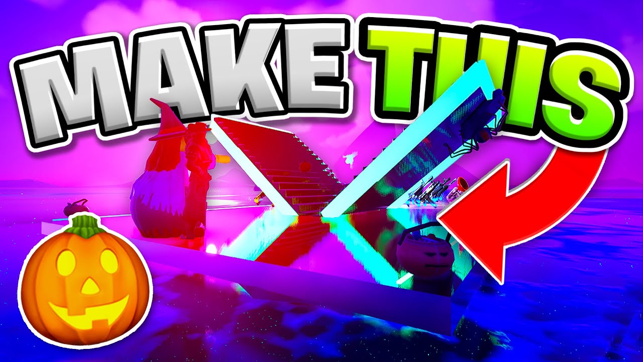 SUPER CLEAN *0 DELAY* 1v1 MAP TUTORIAL! 🎃 (CREATIVE 1.0 😍)