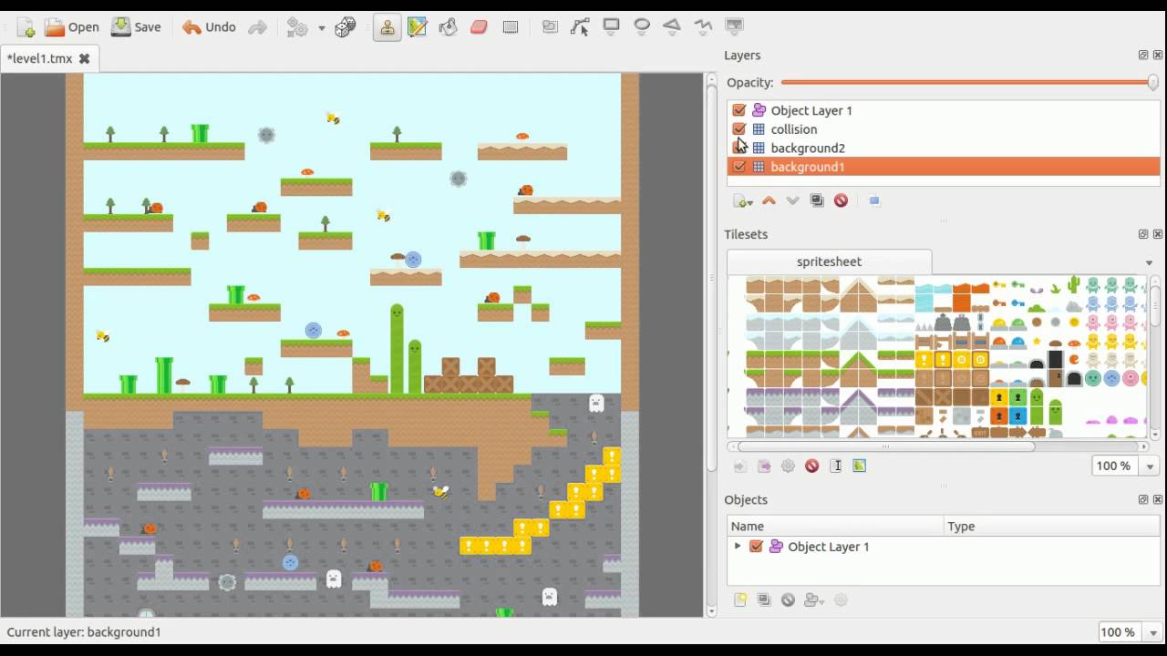 HTML5 Mobile Game Development Tutorial, Introducing Tiled
